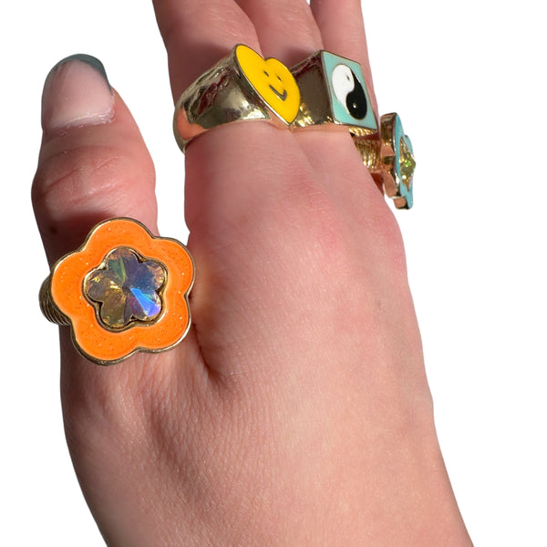 Floral Chunky Ring | Rave After Rave